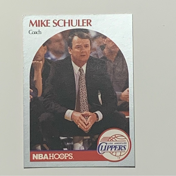 NBA HOOPS | Toys | 99 Nba Hoops Los Angeles Clippers Mike Schuler 316 ...